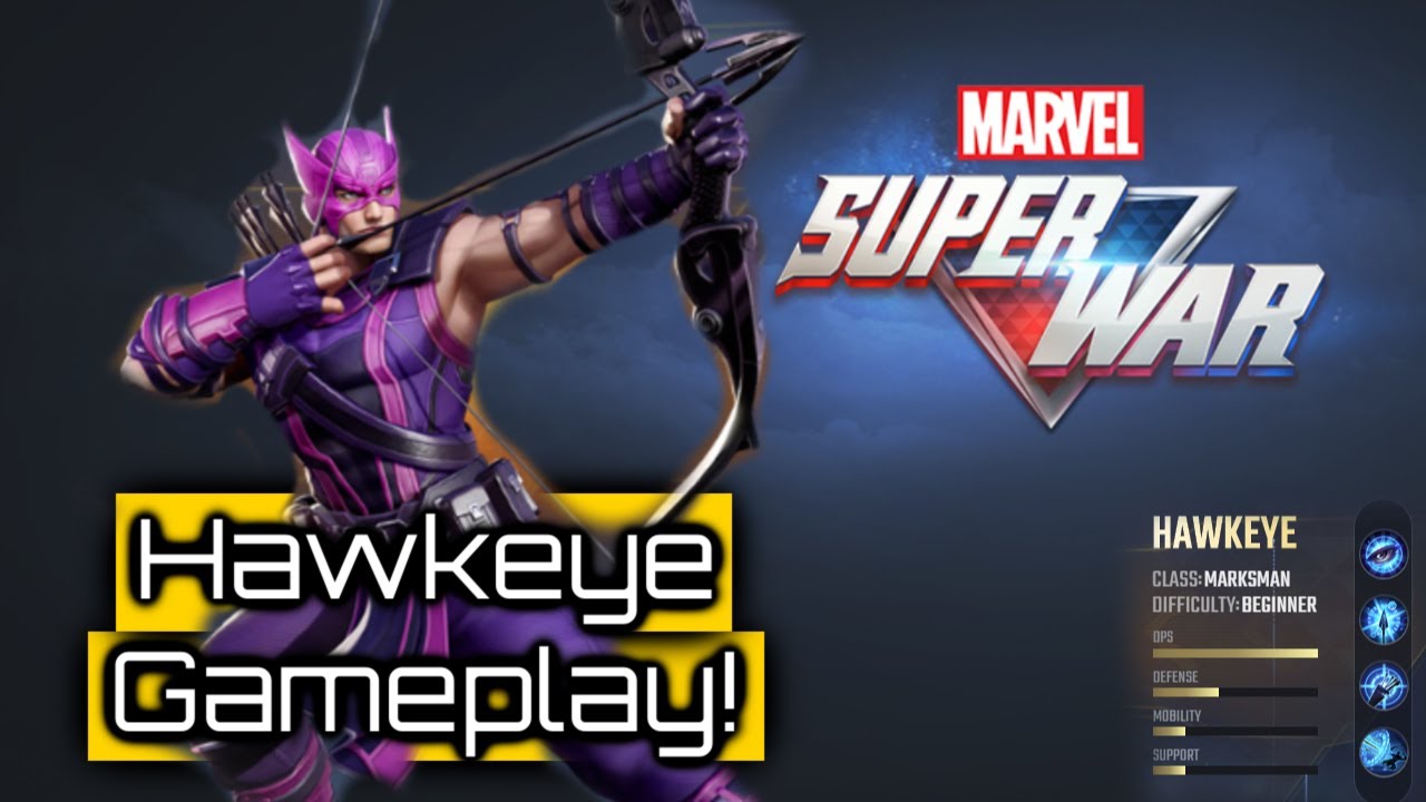 Marvel Super War Hawkeye Gameplay and Hero Training! Hawkeye Tutorial - YouTube