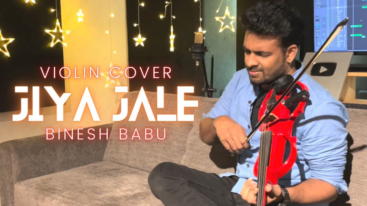 A.R RAHMAN | JIYA JALE | VIOLIN COVER | Ft. BINESH BABU - YouTube