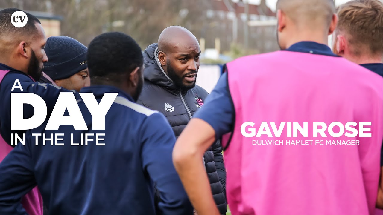 A Day in the Life • Dulwich Hamlet FC manager Gavin Rose - YouTube