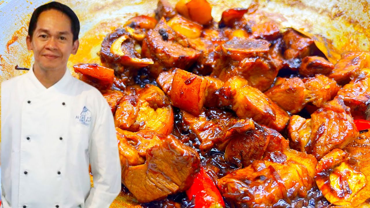 ADOBONG TUYO || PORK ADOBO WITH SPRITE NA PINATUYUAN SA KAWALI.{PORK ...