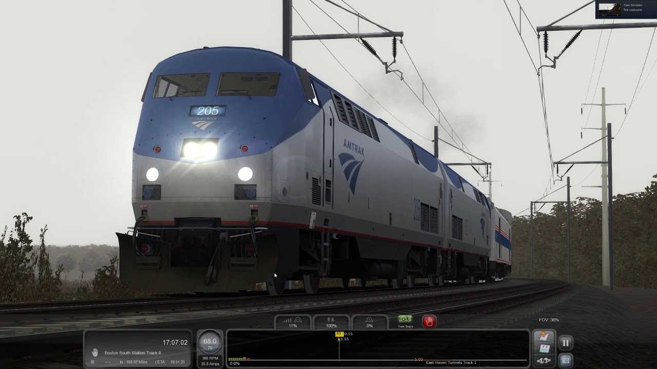 GE P42DC Amtrak 205 and 182 - TS2019 - YouTube