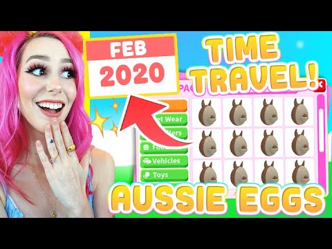 CAN I GO BACK IN TIME To OPEN 100 LEGENDARY AUSSIE PET EGGS ! Roblox ...