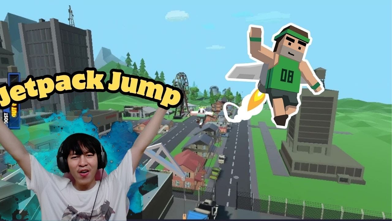 หัวฟูลงแข่ง | Jetpack Jump - YouTube