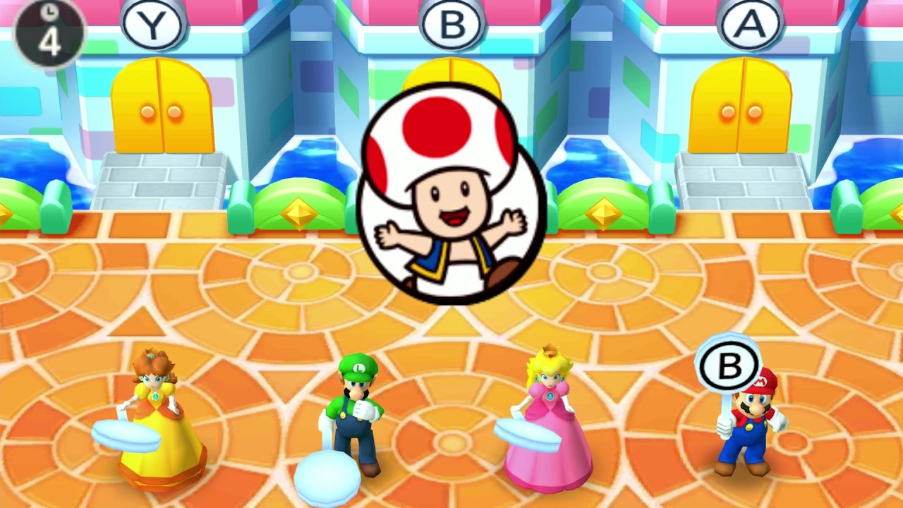 Mario Party: The Top 100 - All Brainy Minigames: Daisy vs Peach vs ...