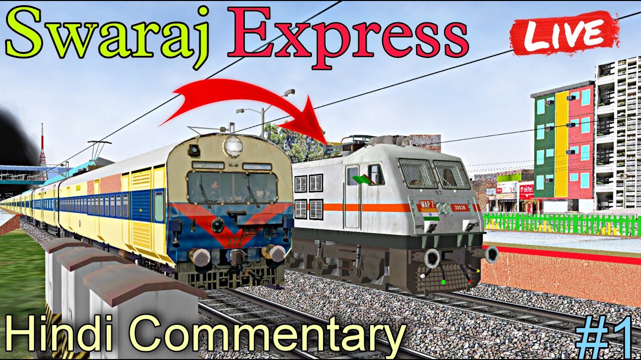 Bandra - Katra Swaraj Express Train Journey😍 | WAP-7 High Speed Action⚡ ...