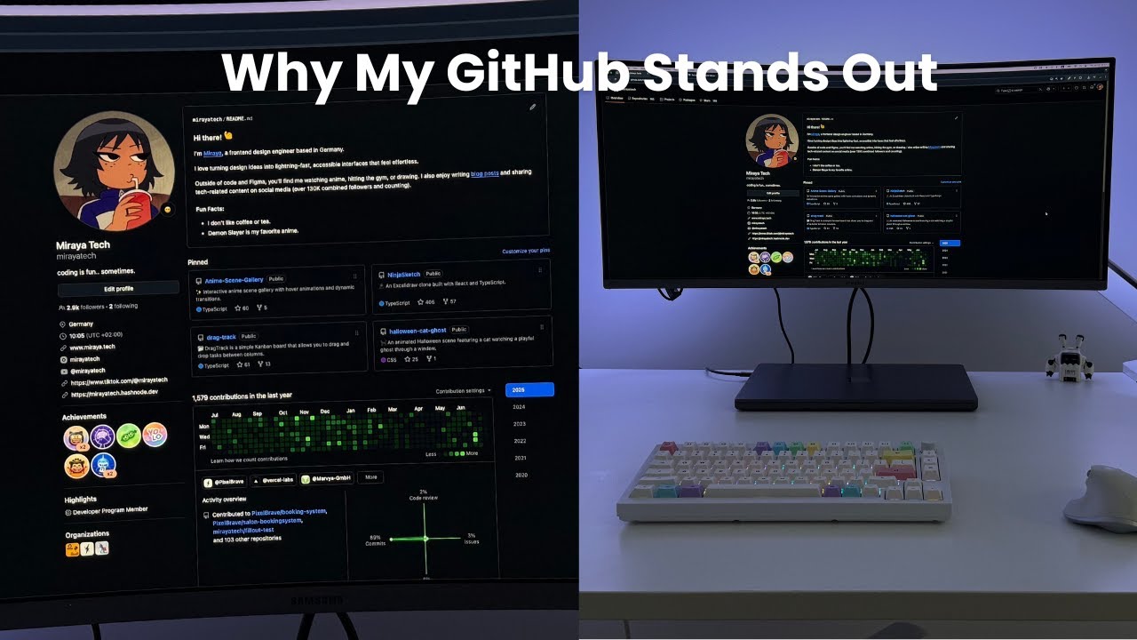 My GitHub Got Me Hired at 19 | Github Tour & First Project Reveal - YouTube