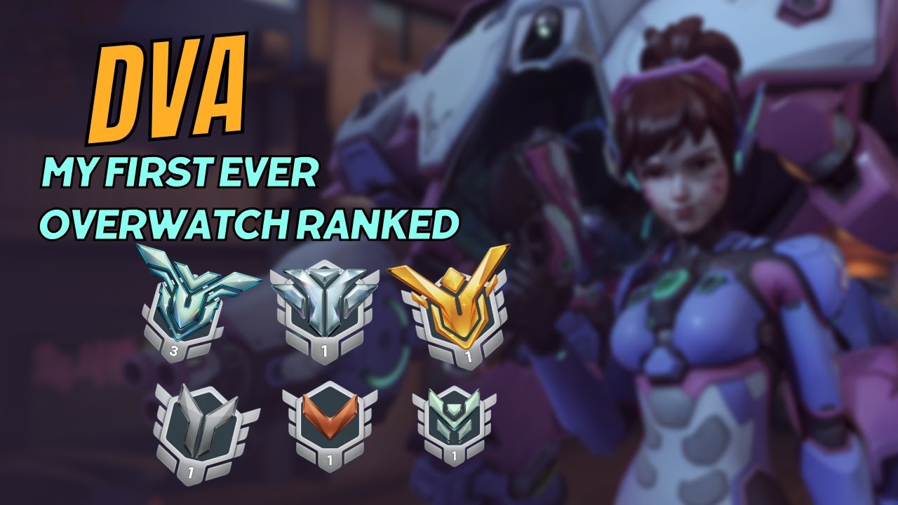 MY FIRST EVER RANK IN OVERWATCH!! - YouTube