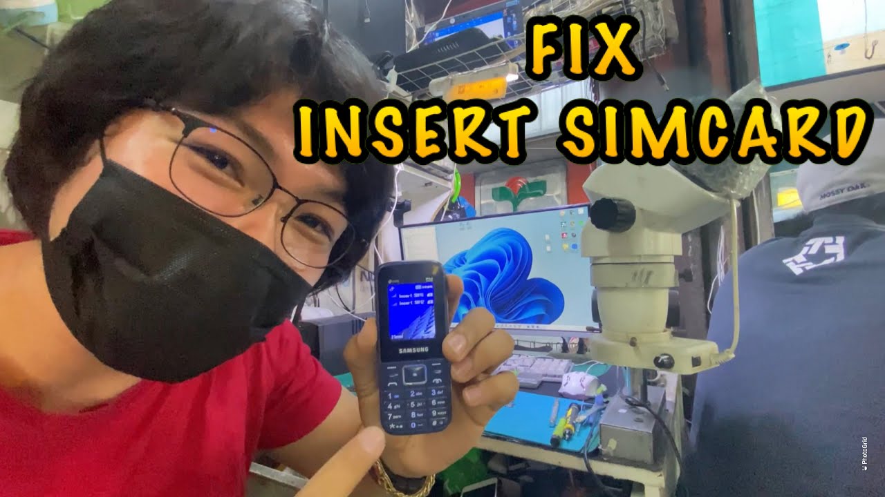 Insert Simcard fix in keypad phones - YouTube