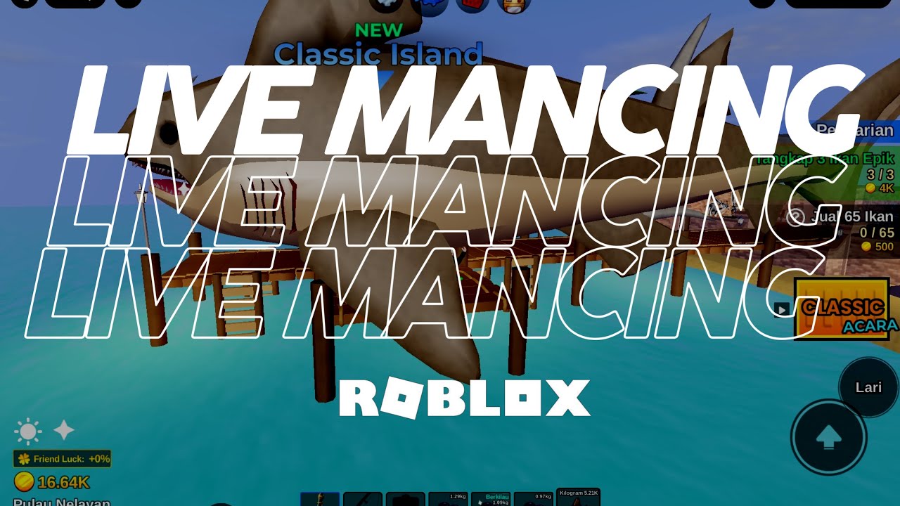 🔴LIVE TIADA HARI TANPA MANCING ROBLOX DEEP SEA QUEST FISH IT #3 - YouTube
