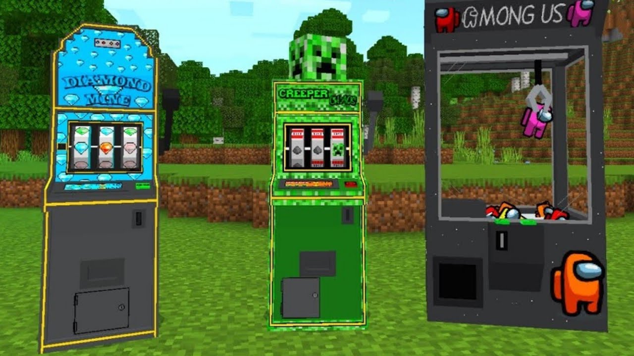 แอดออนตู้อาร์เคด สามารถสุ่มกาชา พวกของมีค่าต่างๆมากมายในมายคราฟ! Arcade Craft/Mod Addon ...