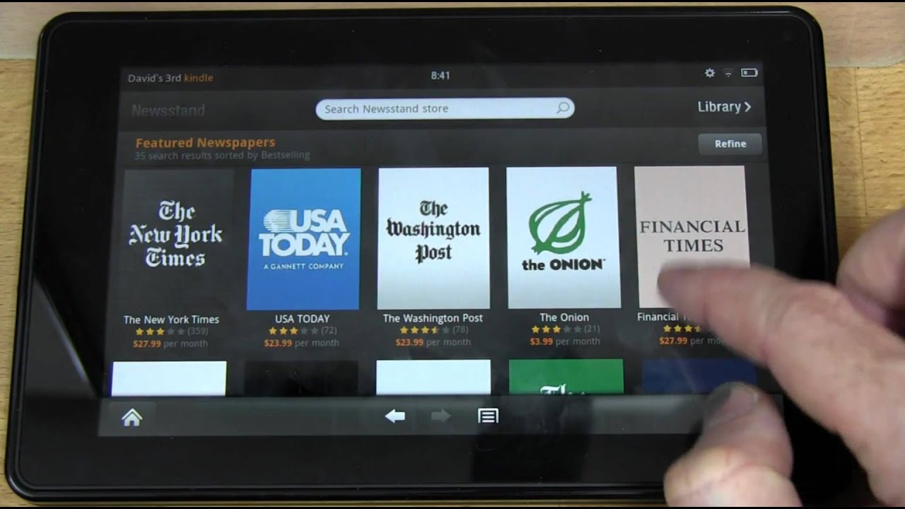 Amazon Kindle Fire Tablet Review & Unboxing - EEVblog #220 - YouTube
