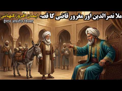 Mulla Nasruddin Aur Maghror Qazi Ka Qissa | Sabaq Amoz Kahani | ईमान अफ़रोज़ किस्सा