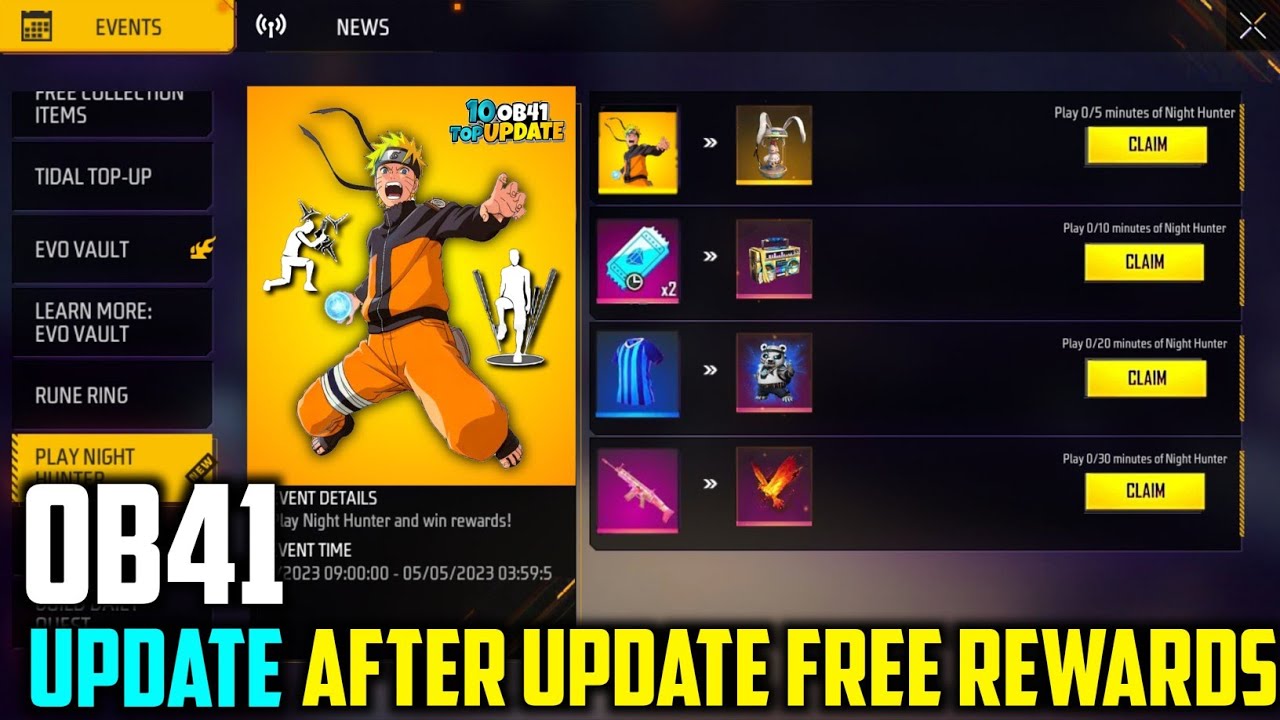 How To Get After Ob41 Update Free 🤯Rewards 🔥|Free fire New Event | FF ...