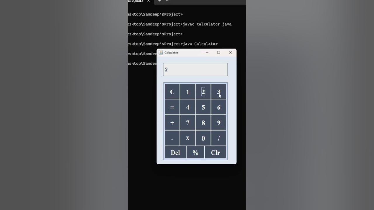 Calculator Java Project Viralshort Javaproject Viralreels Javatutorial Youtube