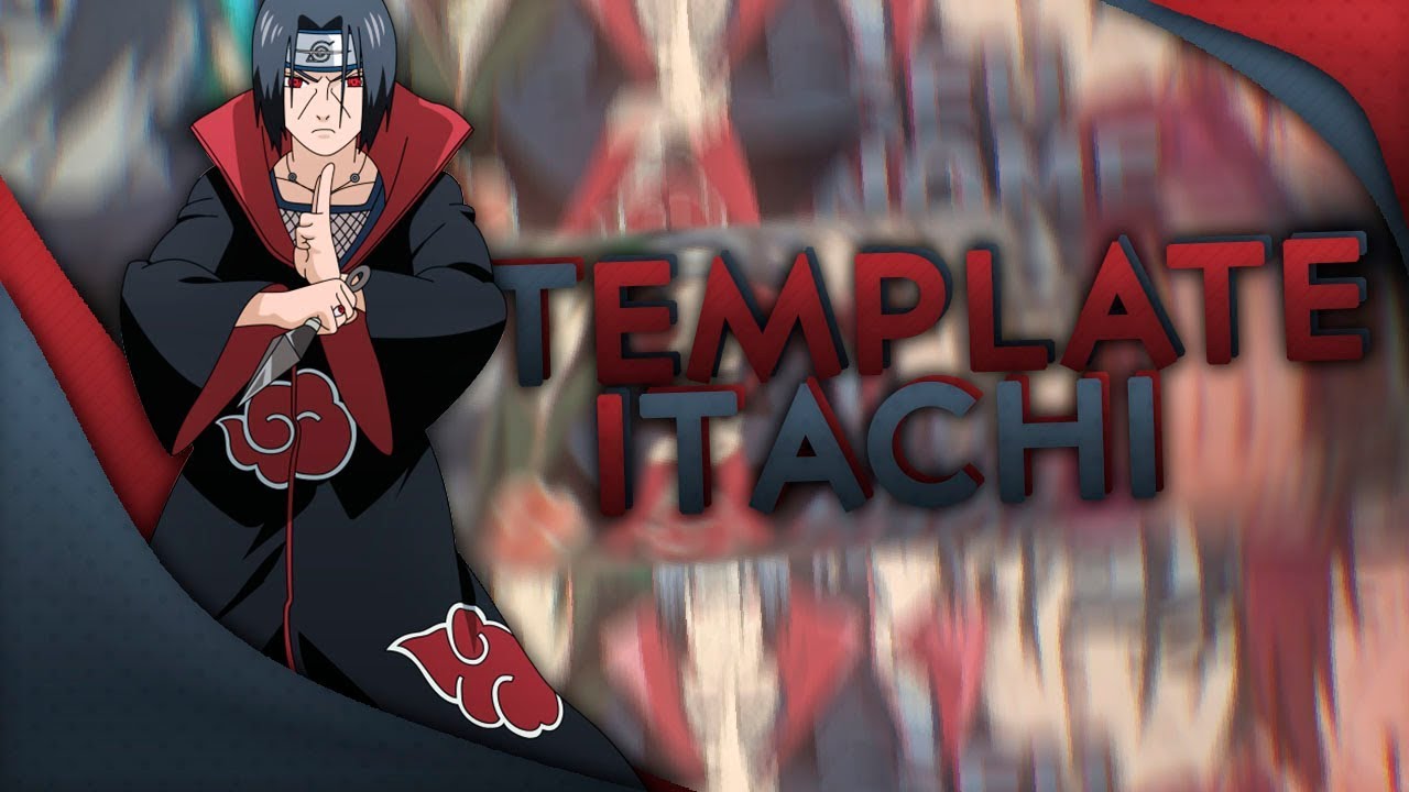 ⋙ Speed Art Template Itachi ⋘ - YouTube