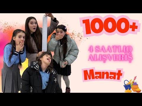 1000+ MANAT XƏRCLƏDİK🫣 | ÇILĞIN ALIŞVERİŞ | 4 SAAT ÇƏKDİ