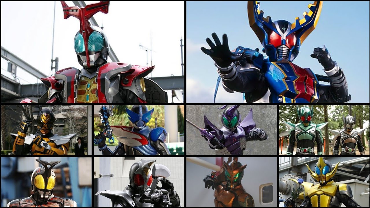 Kamen Rider Kabuto Riders Henshin and Finisher (Kabuto - Caucasus ...