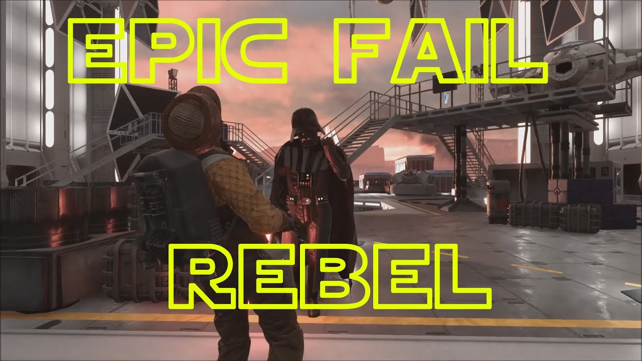 Star Wars Battlefront: Epic Fail Rebel - YouTube