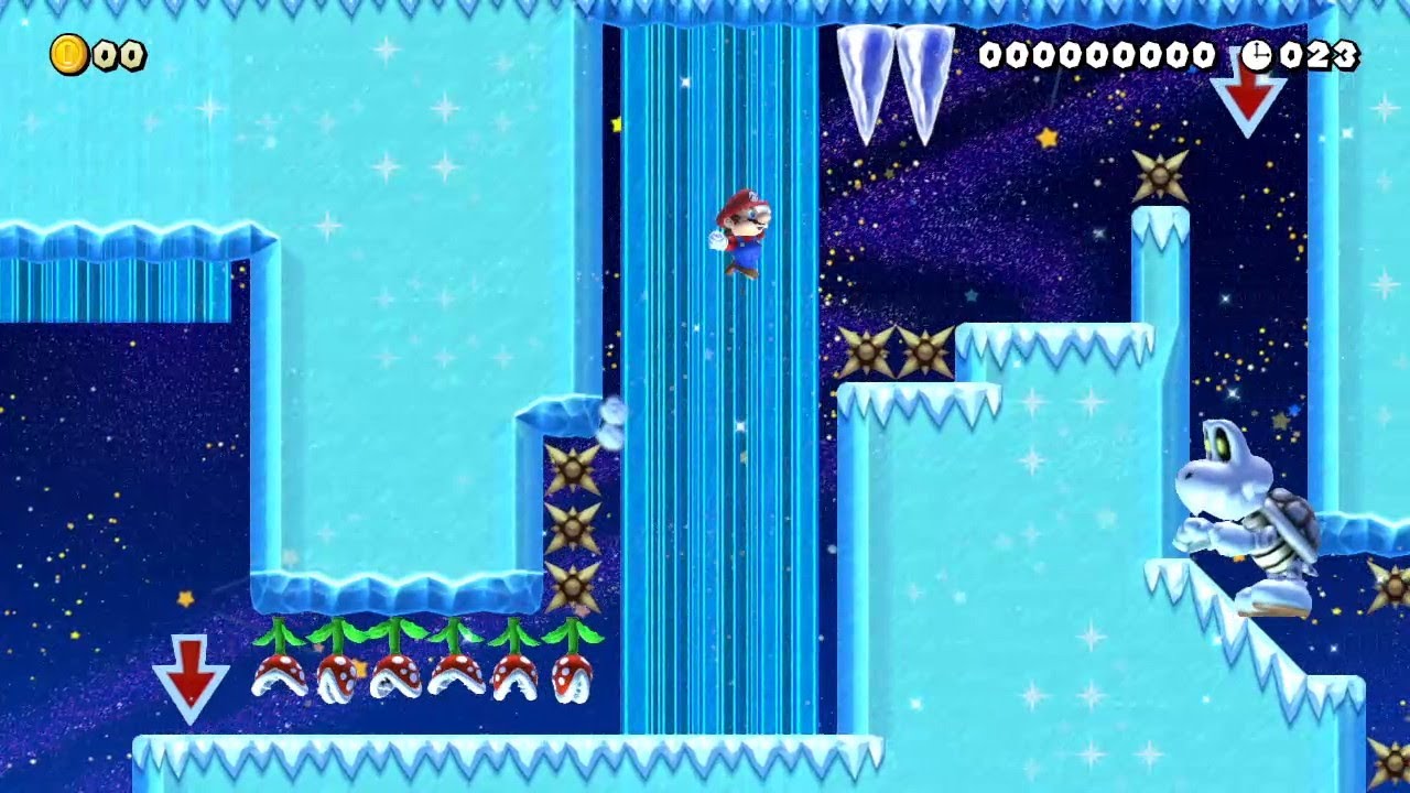 【マリオメーカー2】Polar Ice (30s) - YouTube