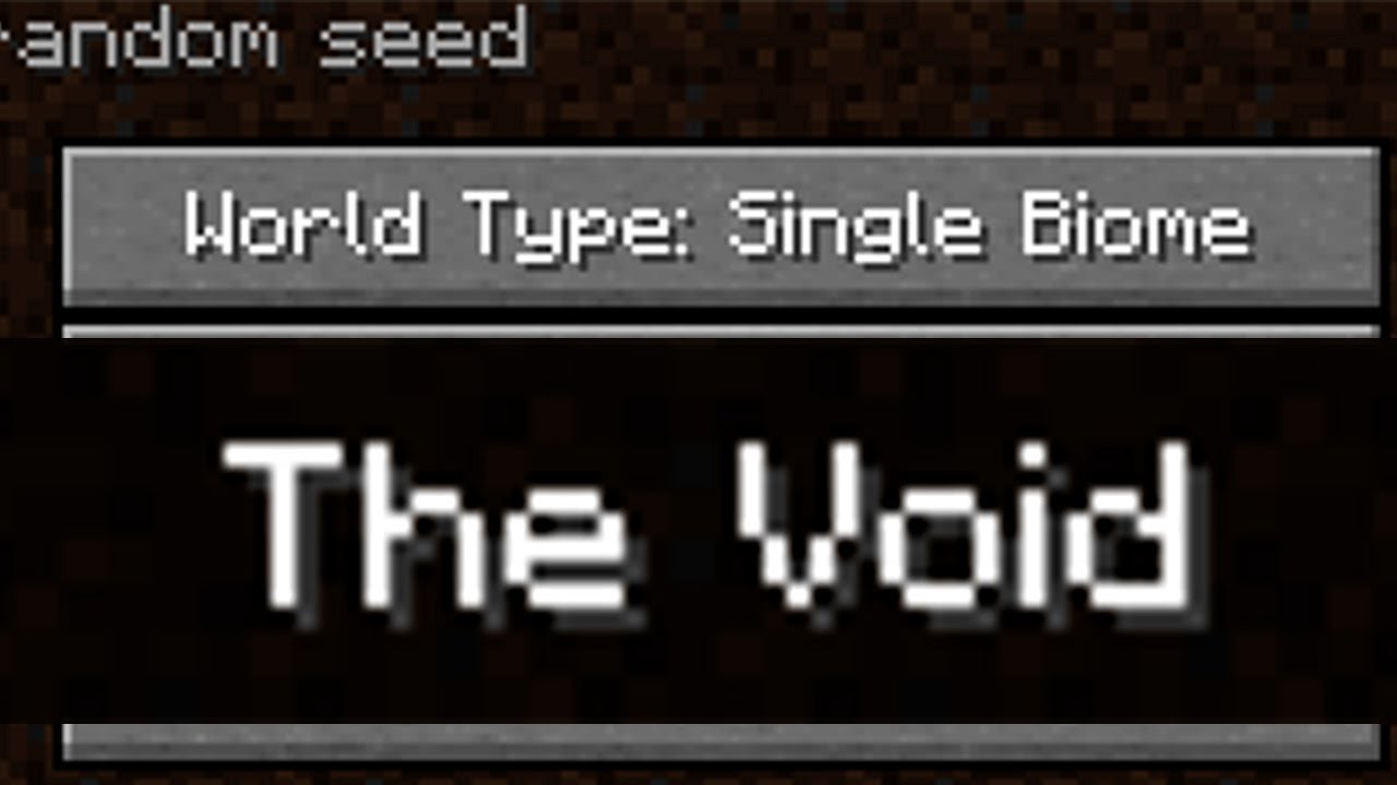 what will the world of a the void biome look like - YouTube