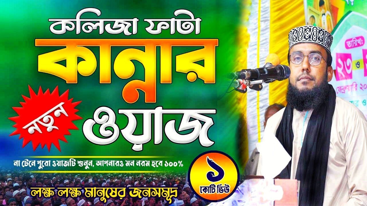 কলিজা ফাটাকান্নার ওয়াজ 2024 নুরুল আমিন আজাদী, নওগাঁ, Nurul amin Azadi ...