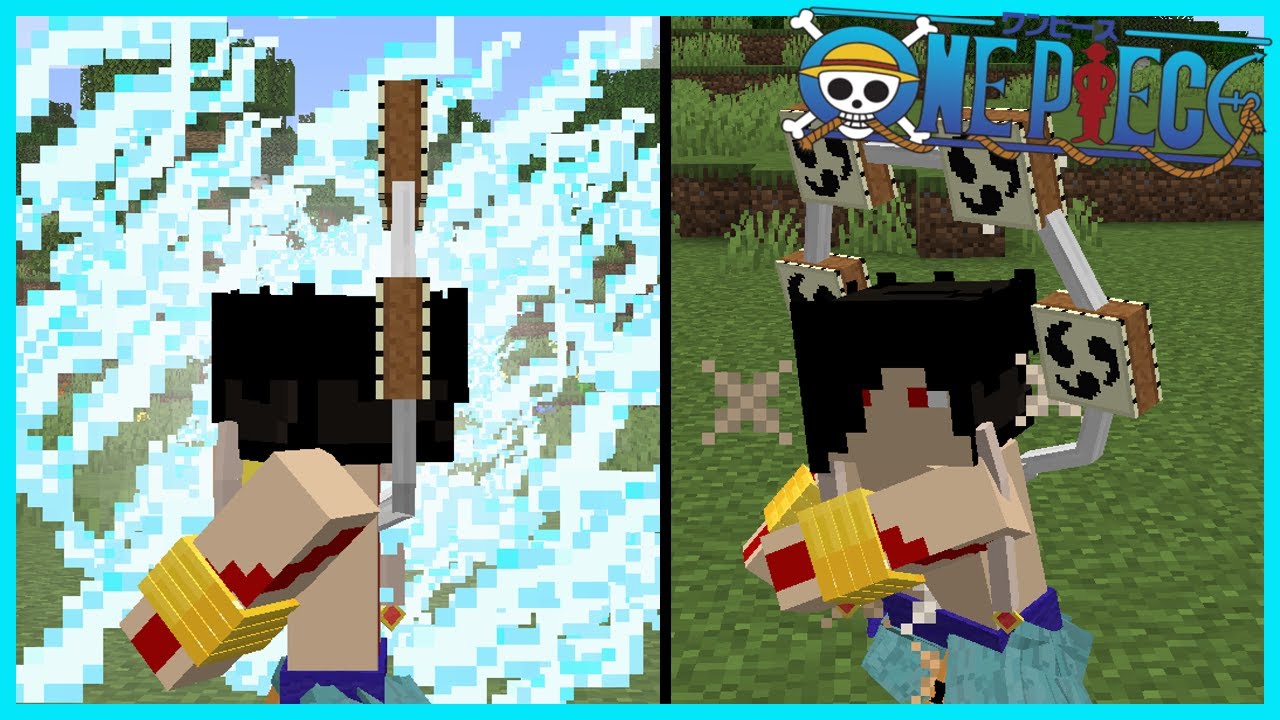 NEW DEVIL FRUIT, RAID CHALLENGES & MORE! Minecraft One Piece Mod Review ...