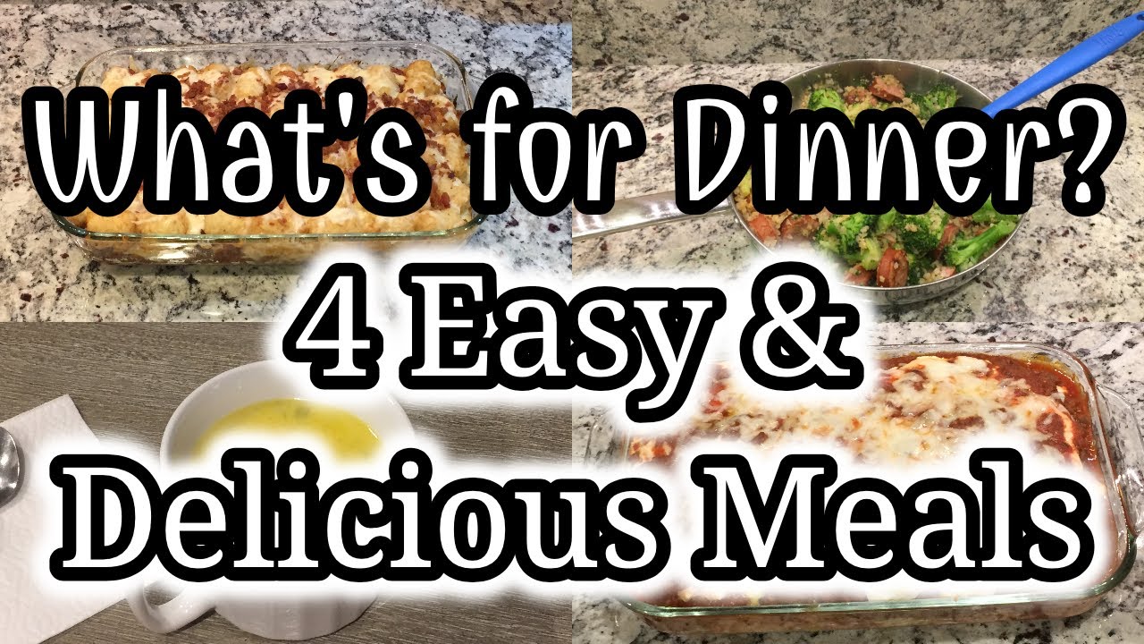 EASY DINNER IDEAS | WHAT'S FOR DINNER? | COOK WITH ME - YouTube