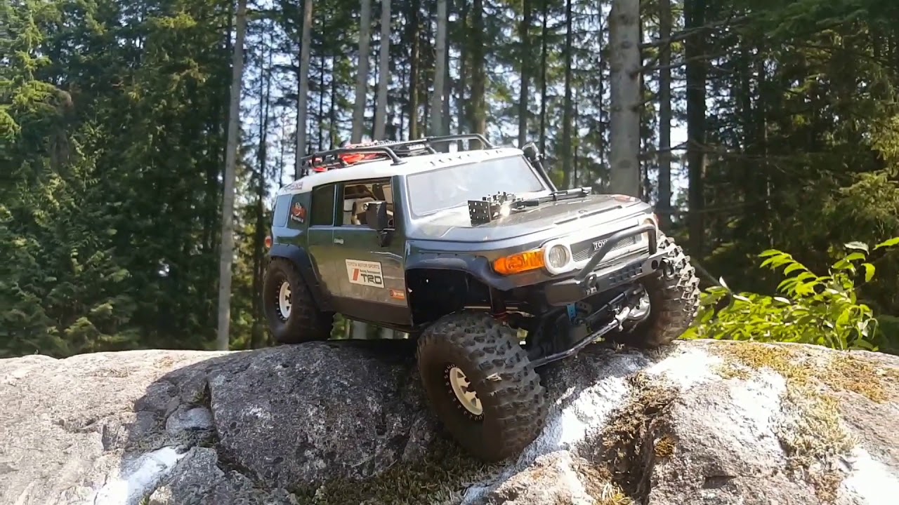 MST cfx-ssd scale trailing with Scx10.2 - YouTube