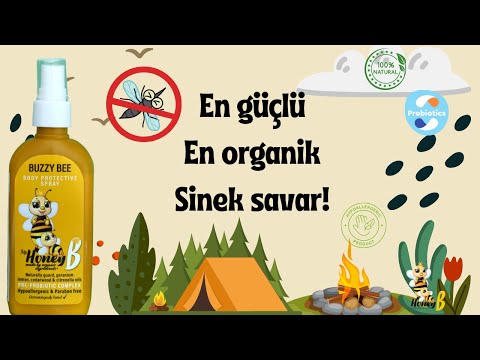 My Honey B Buzzy Bee organik sinek böcek kovucu sprey içerik ve özellikleri