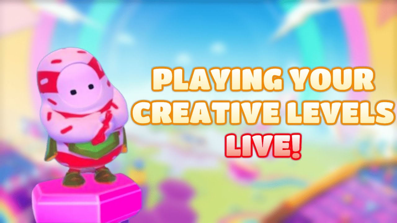Fall Guys LIVE! | Playing Your Creative Levels! - YouTube
