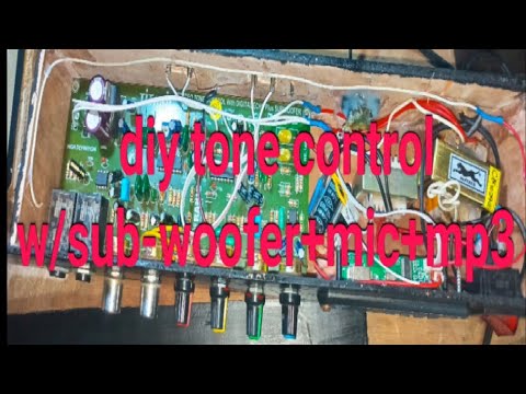 Module na Pampalakas ng sub-woofer... diy Tone control by: Junwenz diy ...
