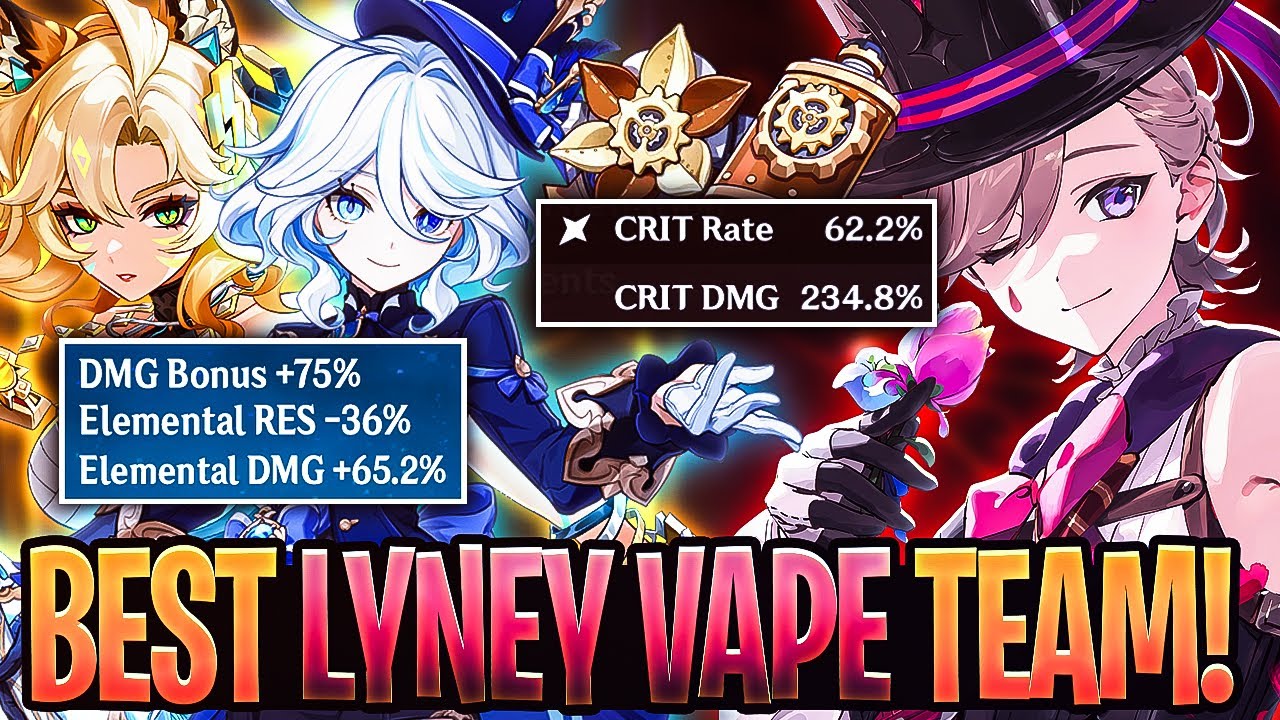 This New Lyney Vaporize Team Is INSANELY Strong | Genshin Impact - YouTube