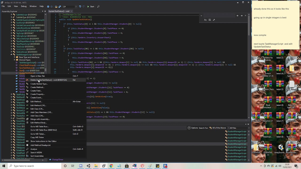 Custom yandere sim task tutorial - YouTube