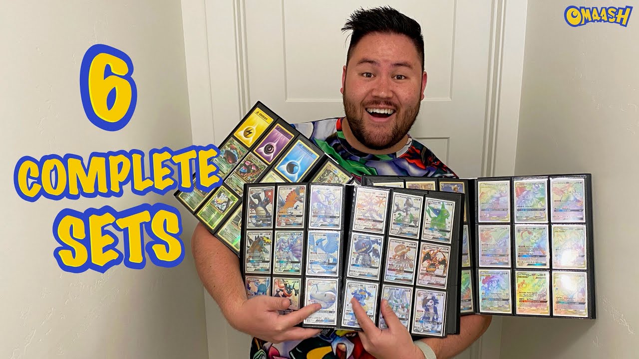 **POKEMON MASTER SETS** Finally Showcasing 6 Complete Pokemon Sets! So ...