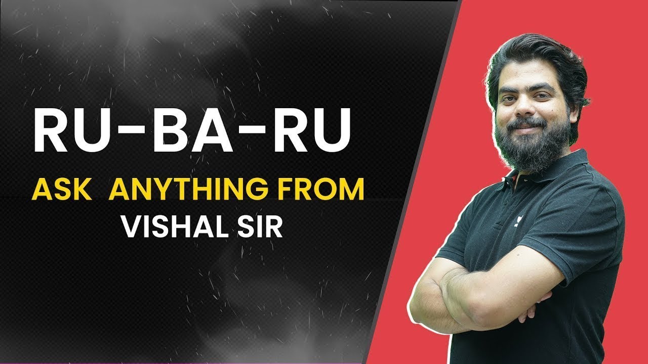 RU-BA-RU Ask Anything From Vishal Soni - YouTube