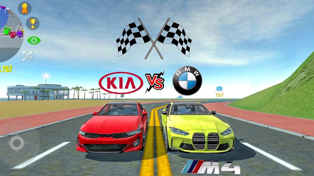 Car Simulator 2 | BMW VS Kia | M4 VS K5 GT-Line | Race & Top Speed ...