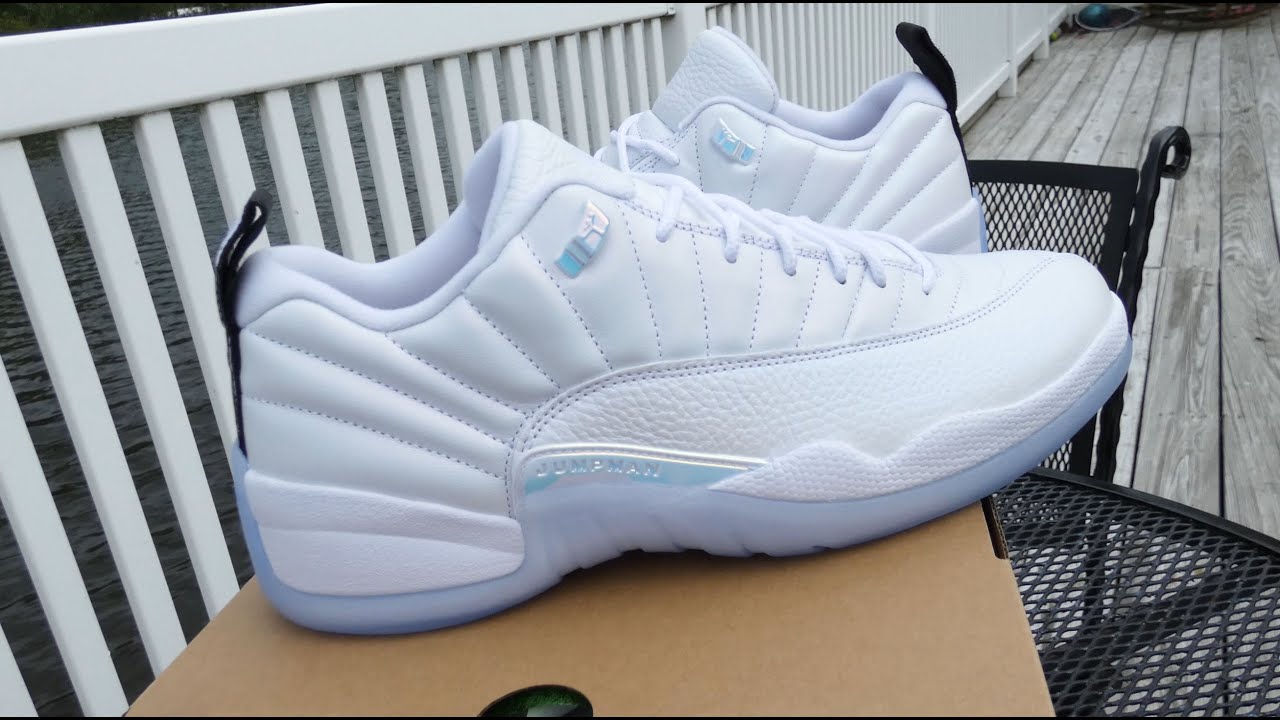 EARLY REVIEW: Air Jordan 12 low Easter Lagoon Pulse INSANE LEATHER ...