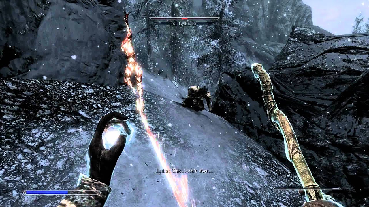 Skyrim Roleplay - Part 150 - Frost Troll and Snow Bear - YouTube
