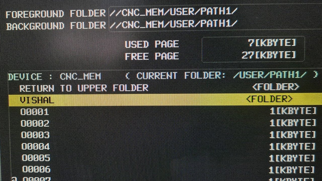 Create Folder In Fanuc controller | Oi-Tf and Oi-Tf Plus | - YouTube