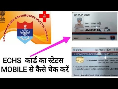 How to Check ECHS 64 Kb Card Status Without Going Anywhere - Full ...