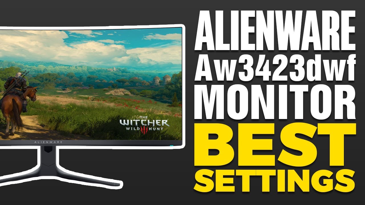 Alienware Aw3423dwf Monitor Best Settings (2025) - YouTube