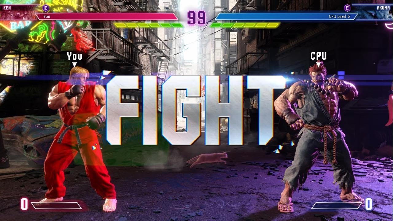 Ken vs. Akuma - SF6 - YouTube