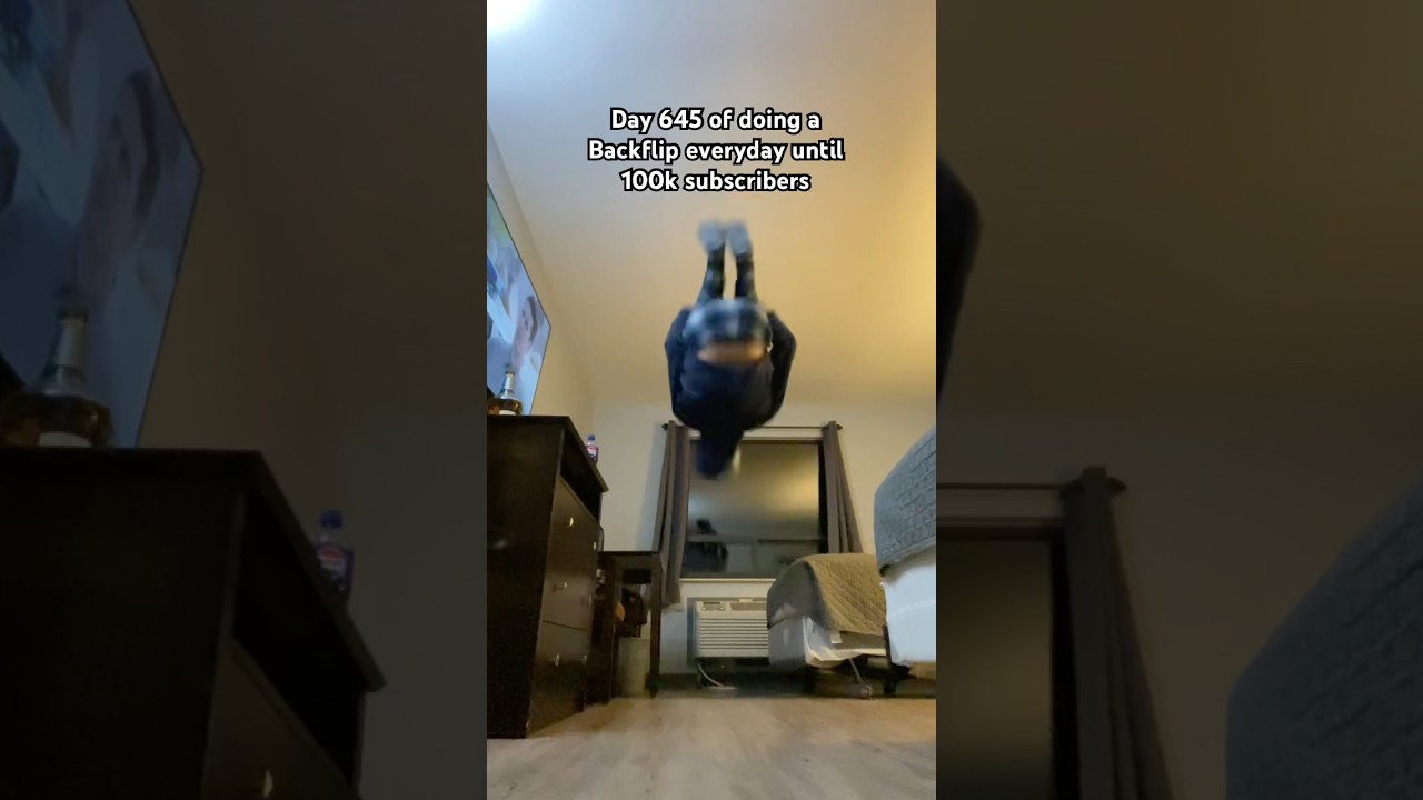 Backflip in hotel room | 645 - YouTube
