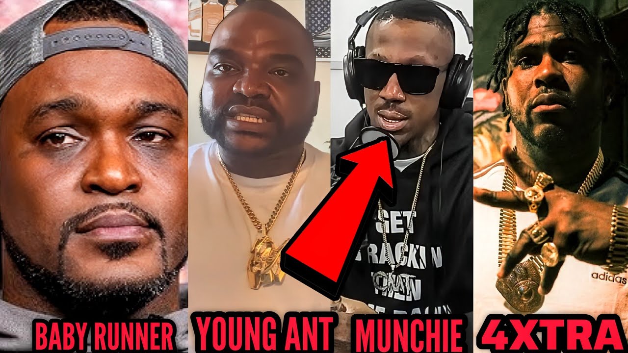 YOUNG ANT & BABY RUNNER CALLS OUT MUNCHIE B OVER 4XTRA DISRESPECT ‼️ # ...