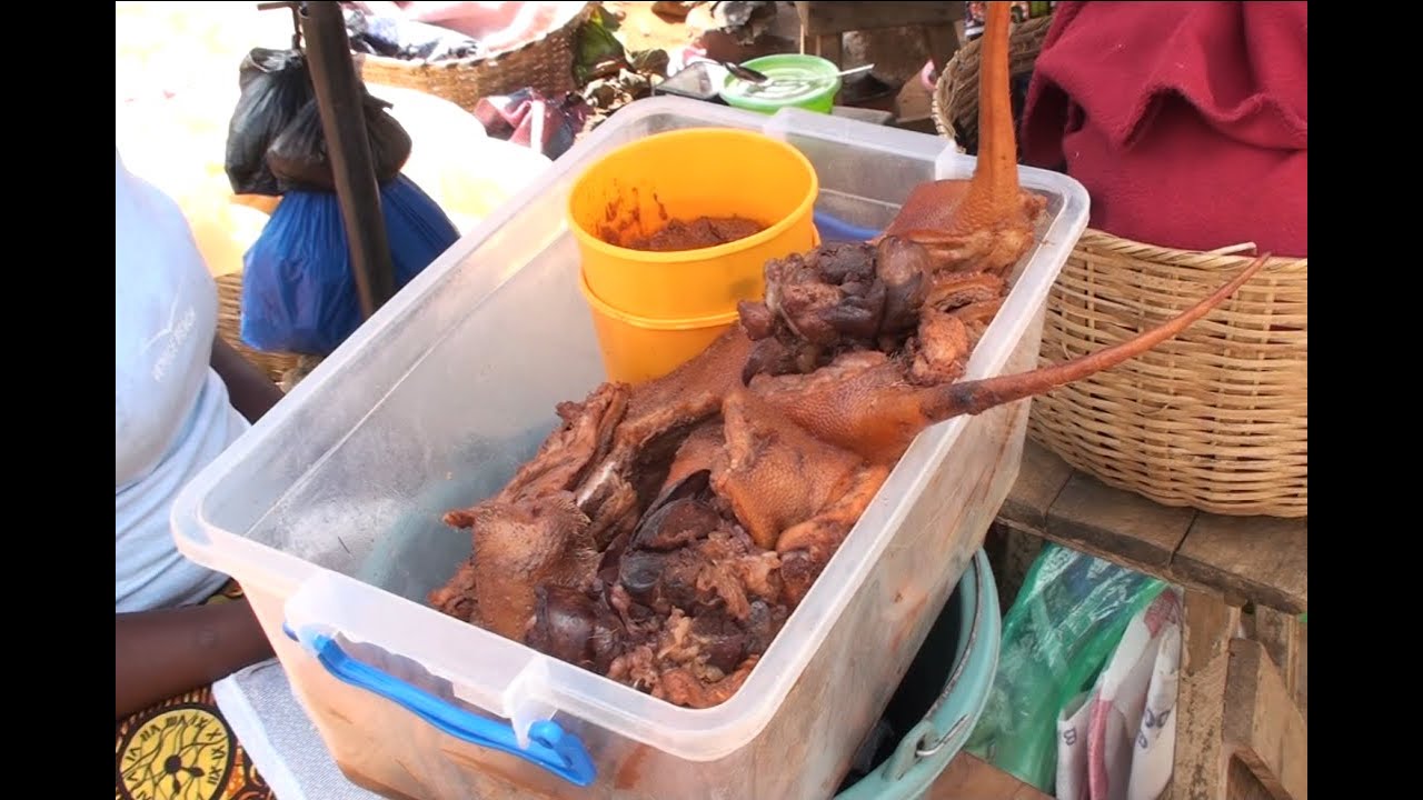 Vente de la viande d’agoutis à Allada: Les difficultés - YouTube
