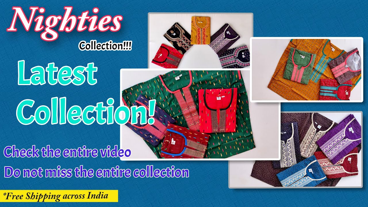 New Cotton Nighty Collections/XL/XXL/ - SSC 596 - YouTube