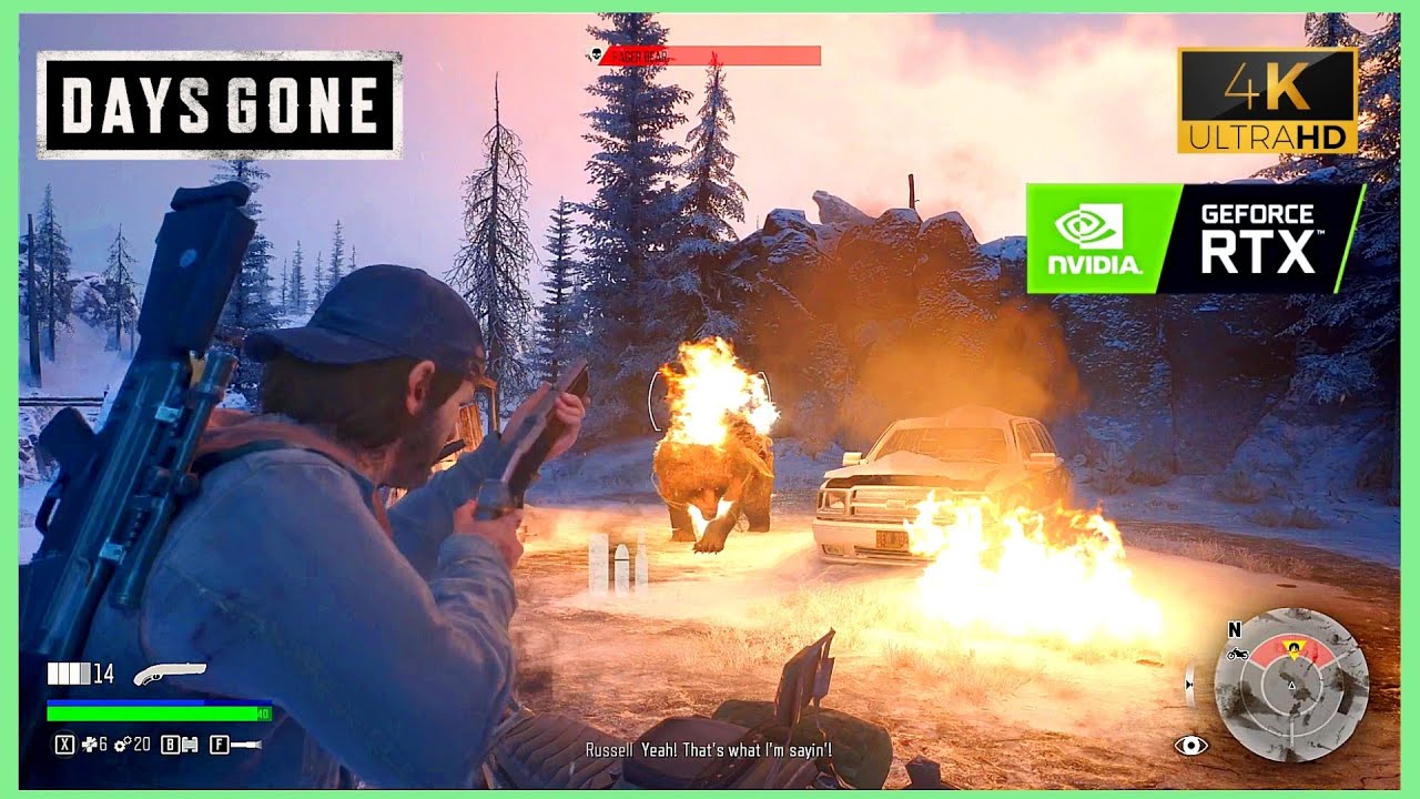 Days Gone | Killed Rager Bear | RTX 3050 4k HD Gameplay - YouTube
