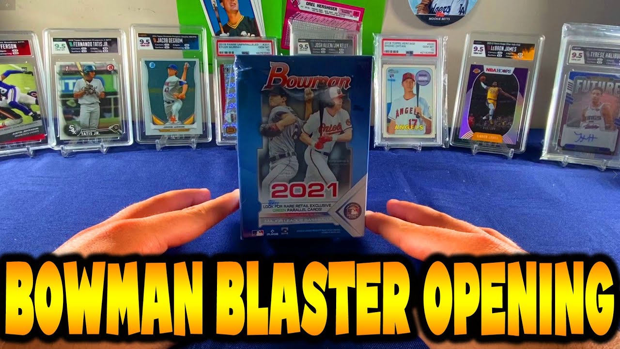 2021 BOWMAN BLASTER BOX OPENING FROM TARGET! - YouTube