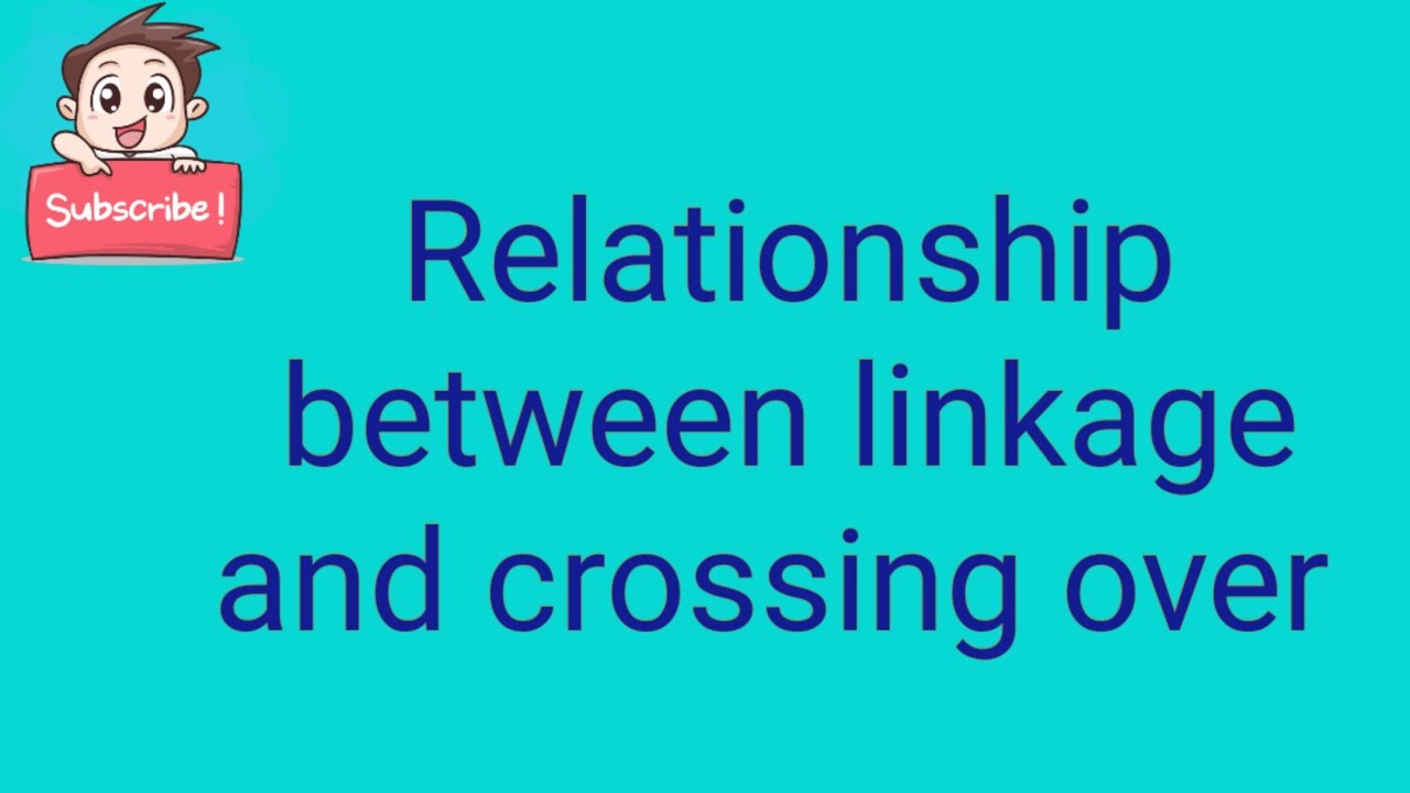 Relationship between linkage and crossing over - YouTube