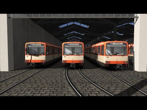 TS19/ UF V2/ U3 Wagen/ U4/ AB Eck - Hauptbahnhof - Seckbacher Landstraße